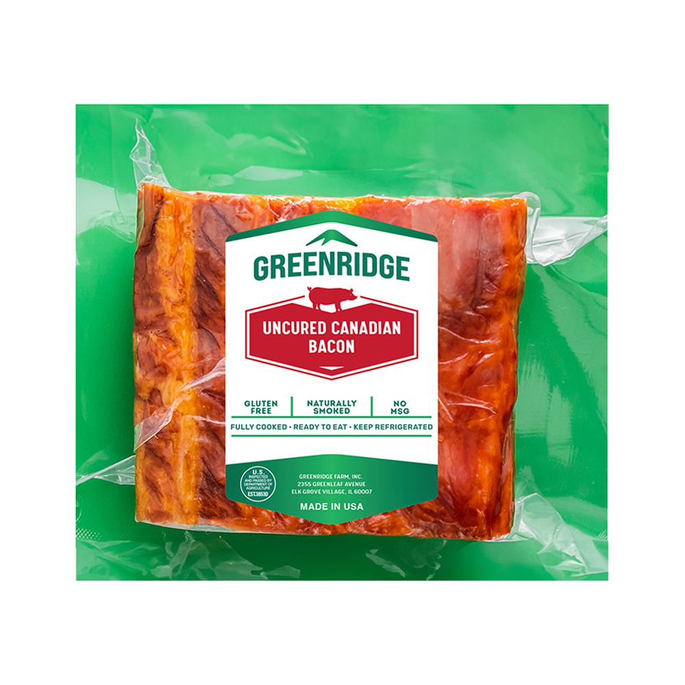 Greenridge Uncured Canadian Bacon