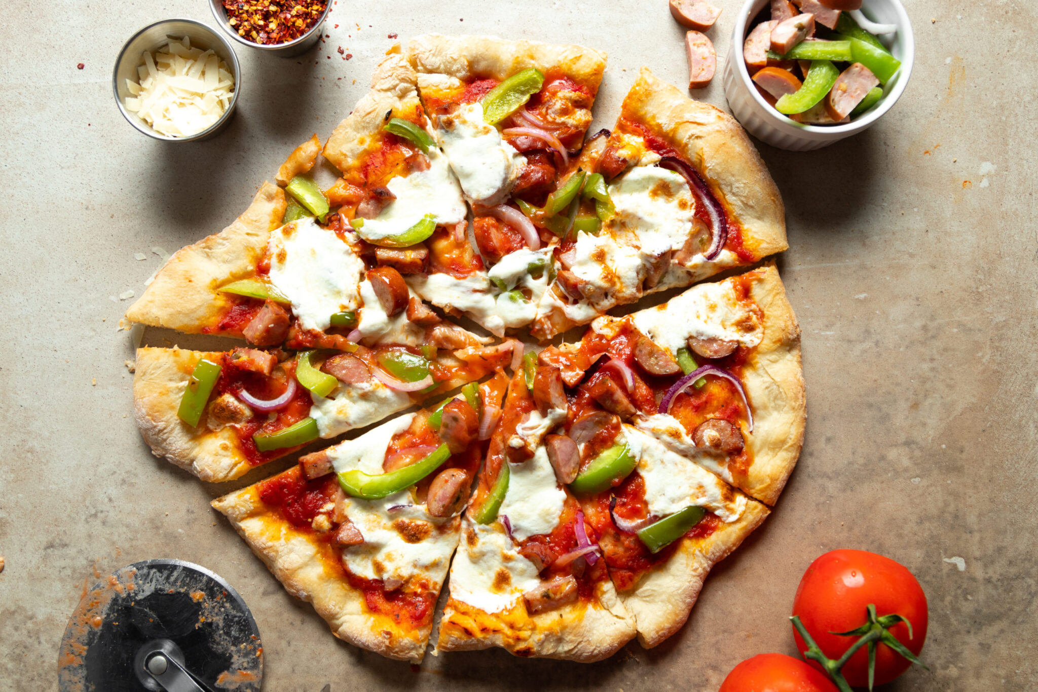 Jalapeno Cheddar Sausage Pizza - Greenridge